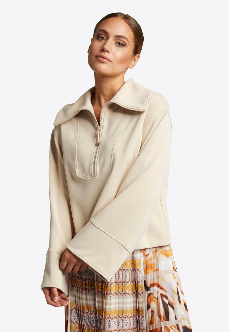 Rich & Royal SWEAT-TROYER MIT REIßVERSCHLUSS - T-shirt à manches ...