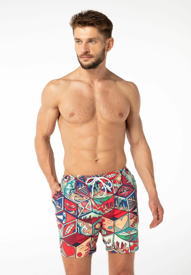 Mr. GUGU & Miss GO BOX - Swimming shorts - red - Zalando.ie