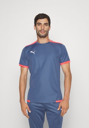 Puma INDIVIDUAL PADEL - Polo shirt - blue/dark blue - Zalando.co.uk