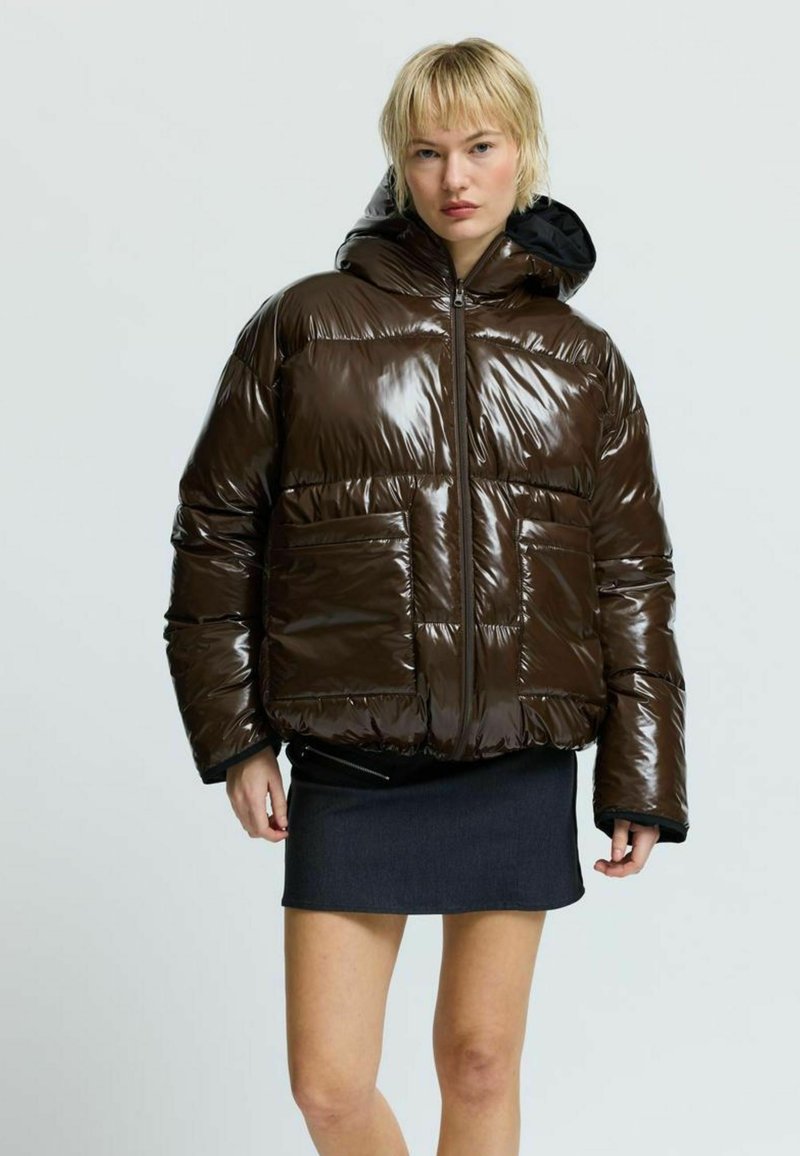 Résumé Winter jacket - dark brown - Zalando