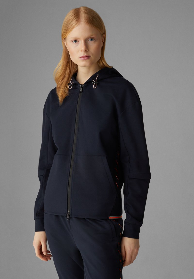 Bogner Fire + Ice ENIA - Zip-up sweatshirt - navy blau/dark blue - Zalando
