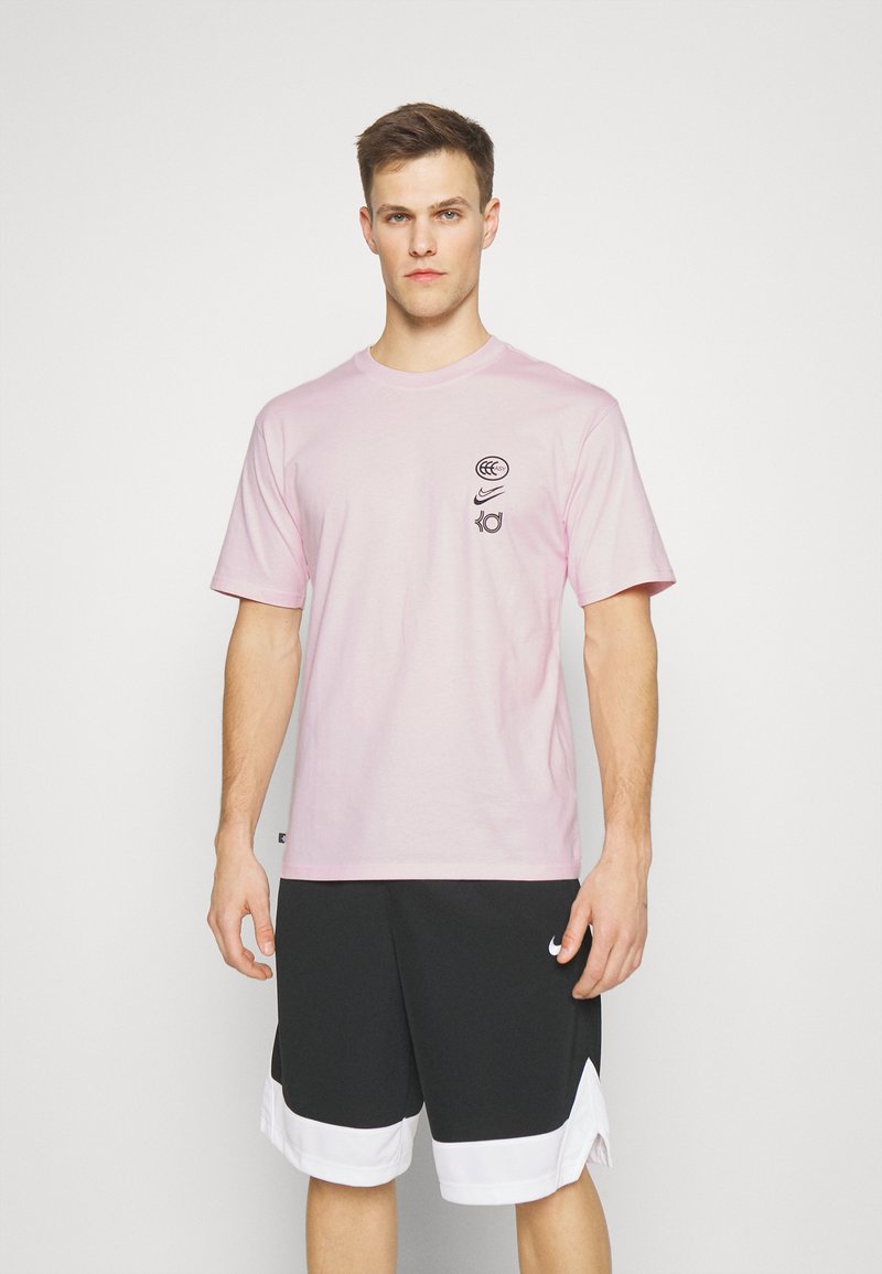 Nike Performance TEE - T-shirt con stampa - pink foam/fuxia - Zalando.it