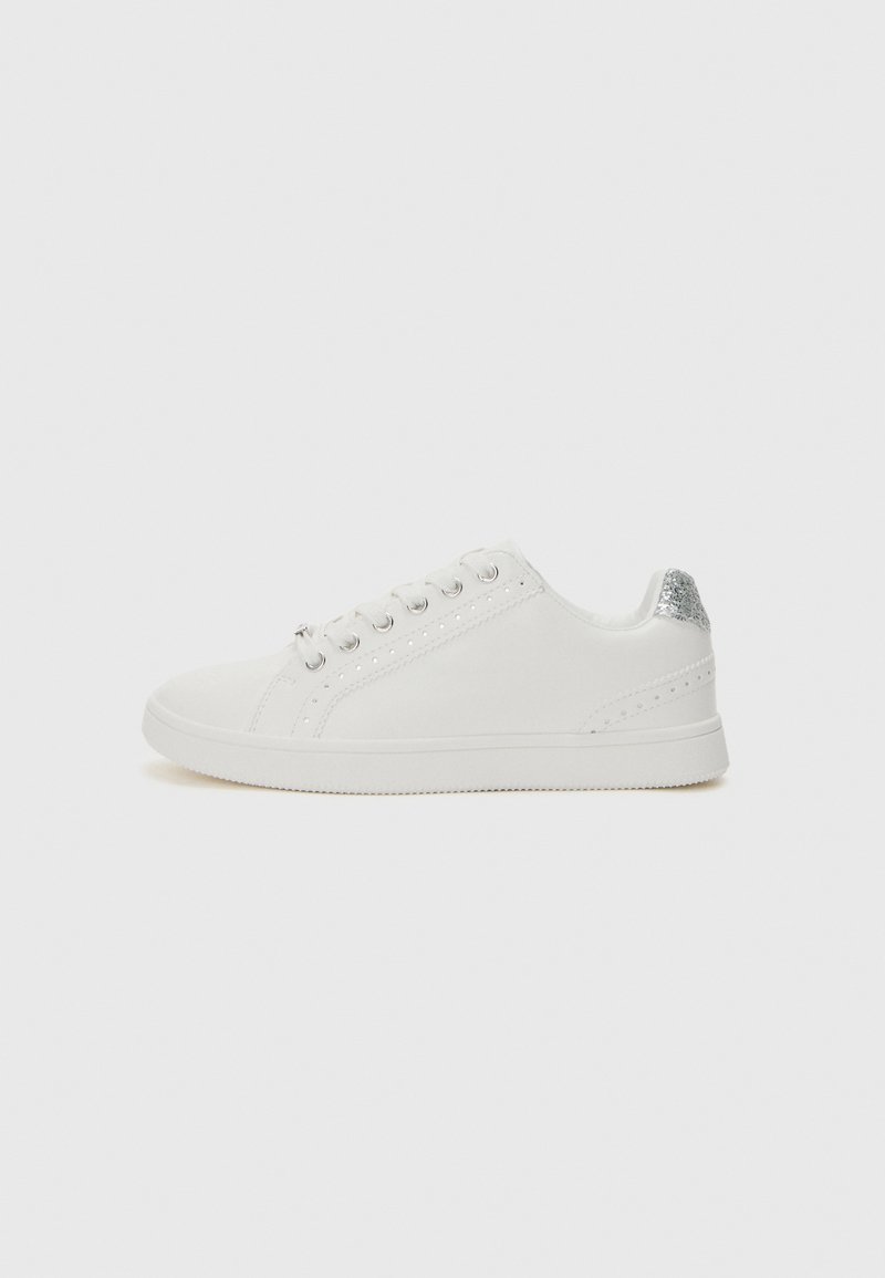 ONLY SHOES ONLSHILOH - Sneaker low - white/silver-coloured/weiß - Zalando