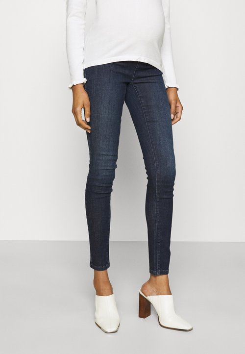 MAMALICIOUS MLEVANS SLIM - Jeans Slim Fit - light blue denim/blue denim ...