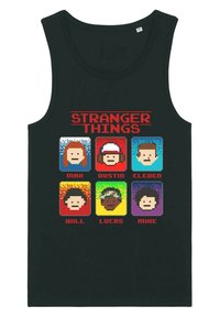 Henry Tiger STRANGER THINGS 8 BIT STRANGER - Top - black/černá - Zalando.cz