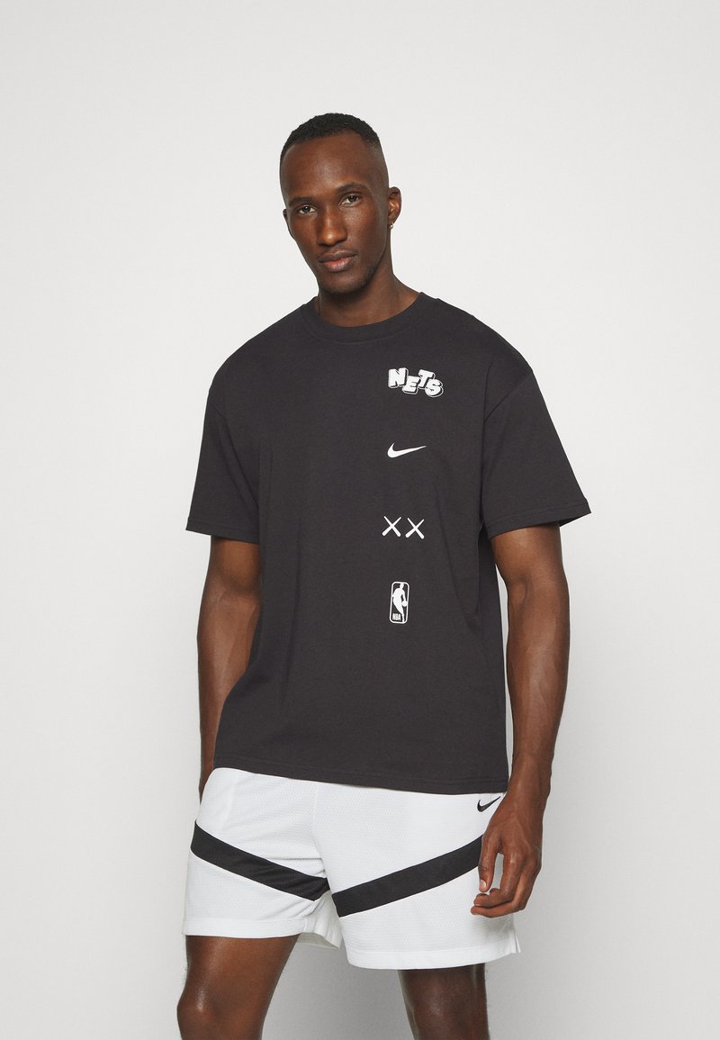 Nike Performance NBA BROOKLYN NETS CITY EDITION TEE - Squadra - black ...