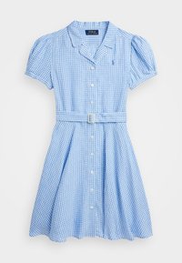 Polo Ralph Lauren DAY DRESS - Blousejurk - light blue / white/lichtblauw - Zalando.nl