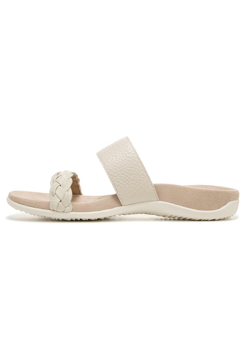 VIONIC SLIDES JEANNE - Muiltjes - cream/tumbled leather/crème - Zalando.be