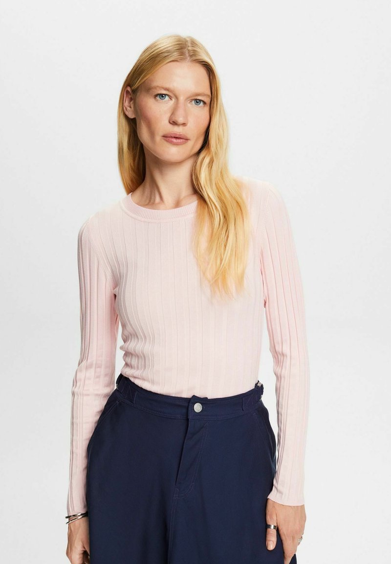 edc by Esprit F SUS BASIC - Trui - pastel pink/donkerroze - Zalando.be