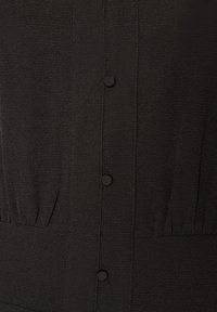 Zizzi MIDIKLEID MIT SMOCK UND ZIERKNÖPFEN - Srajčna obleka - schwarz ...