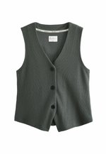 Next REGULAR FIT - Waistcoat - charcoal grey/grey - Zalando