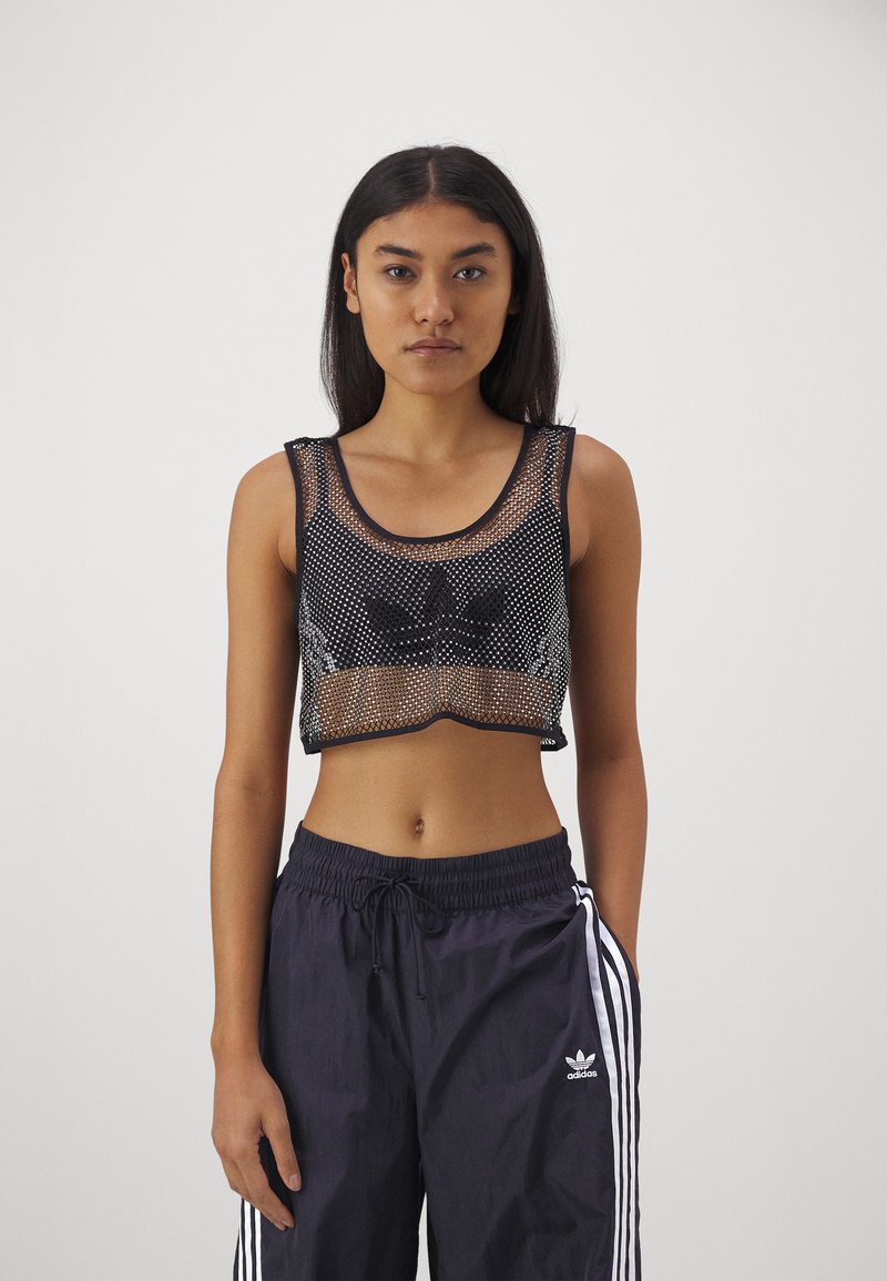 adidas Originals Top - top black multicolor bottom black/silberfarben ...