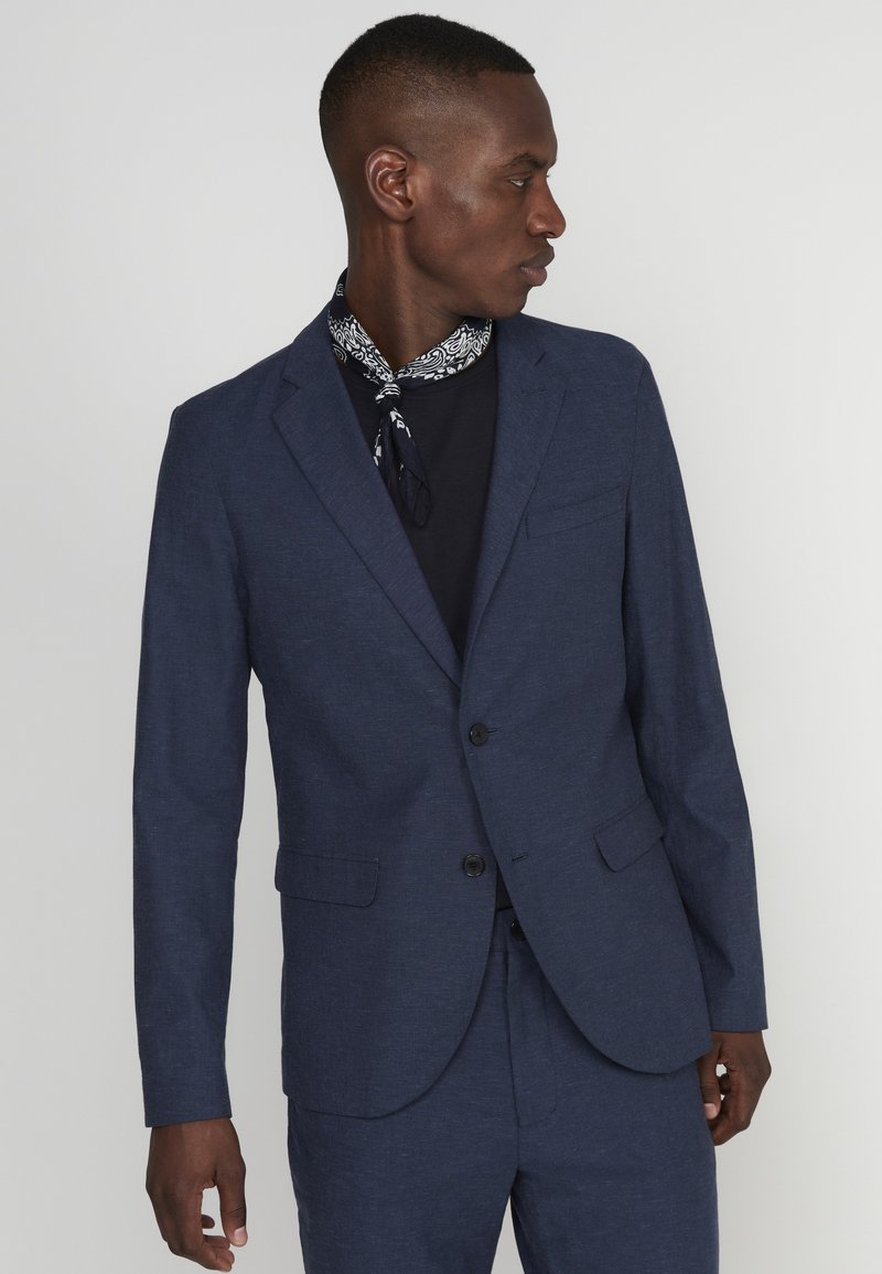 Matinique GEORGE - Blazer jacket - dark navy/dark blue - Zalando.ie