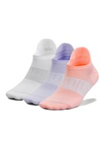 lululemon POWER STRIDE TAB 3 PACK - Sokletter - dew pink pastel blue ...