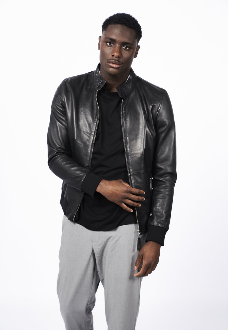 Freaky Nation FENNO - Veste en cuir - black/noir - ZALANDO.FR