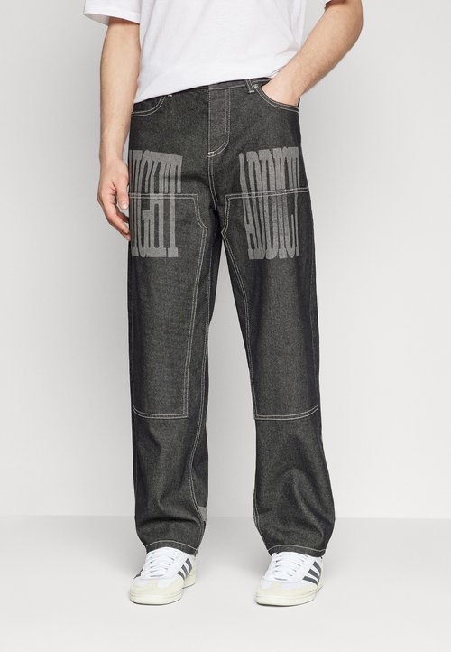 Jaded London LIGHT GREY WASHED RAZOR - Relaxed fit -farkut - light grey ...