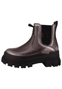 Buffalo ELEGANTE ASPHA - Stivaletti con plateau - pewter black ...