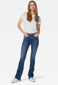 Mavi MARIA - Jeans Bootcut - mid shaded glam/blau - Zalando