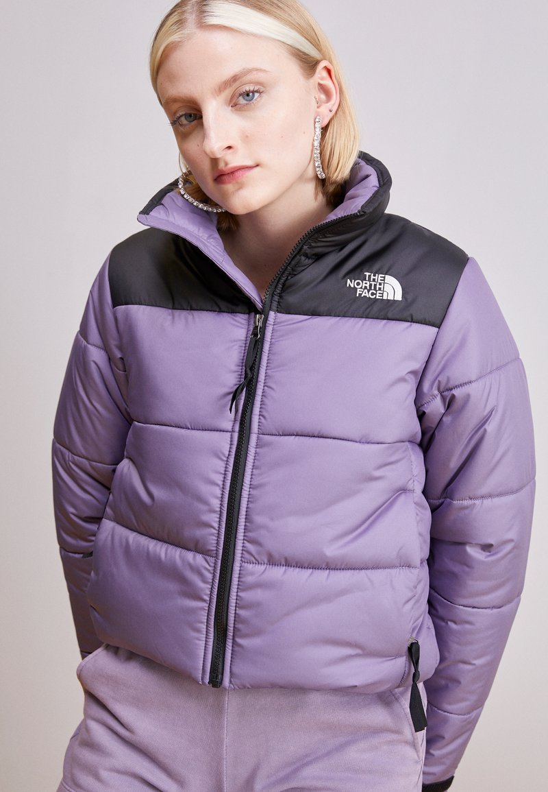 The North Face CROPPED SAIKURU - Übergangsjacke - lunar slate/lila ...