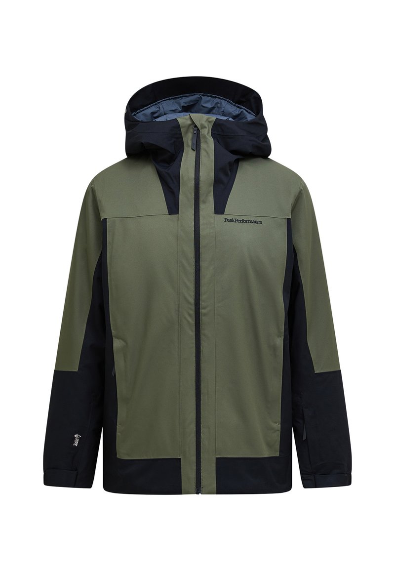 Peak Performance M RIDER TECH INSULATED - Ski jacket - olive - Zalando