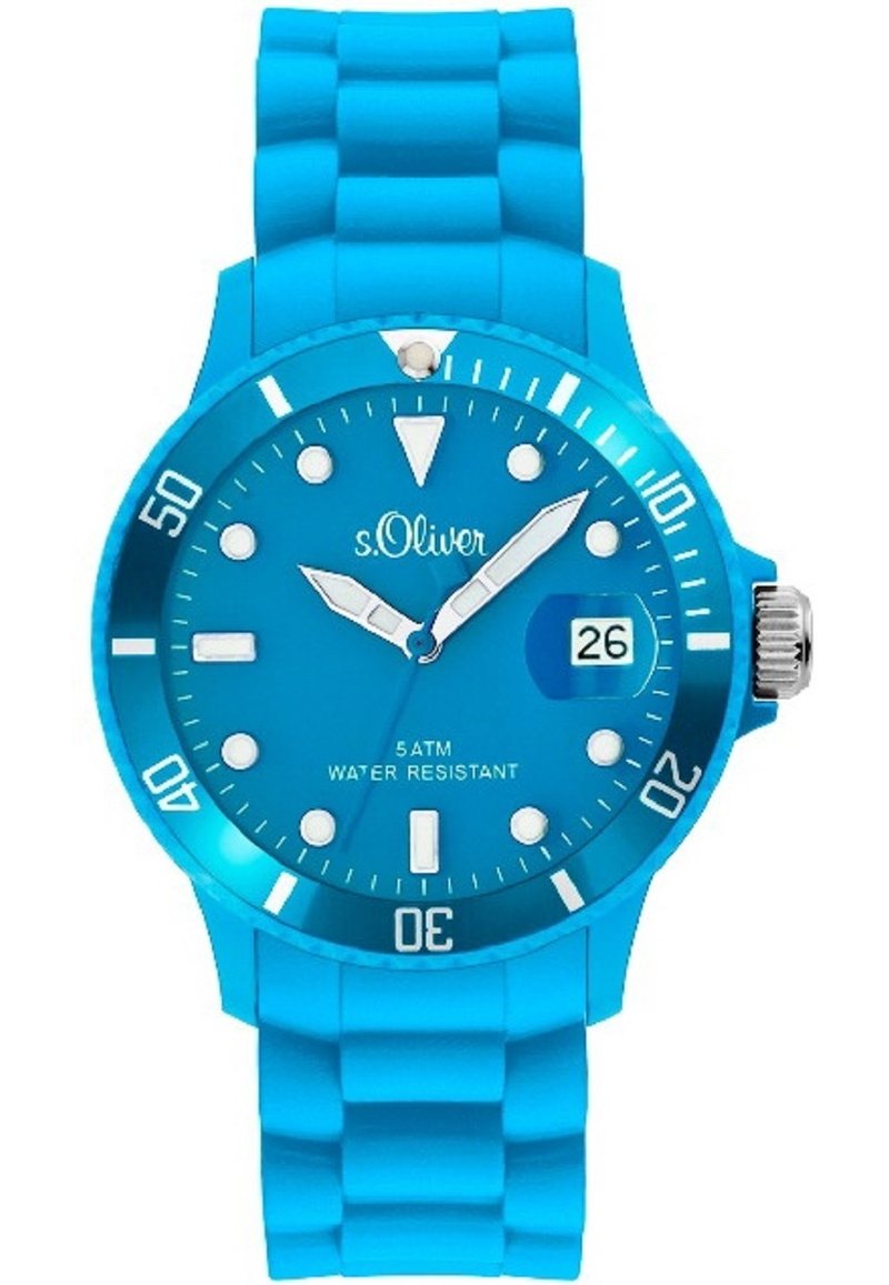 s.Oliver Watch - hellblau/light blue - Zalando