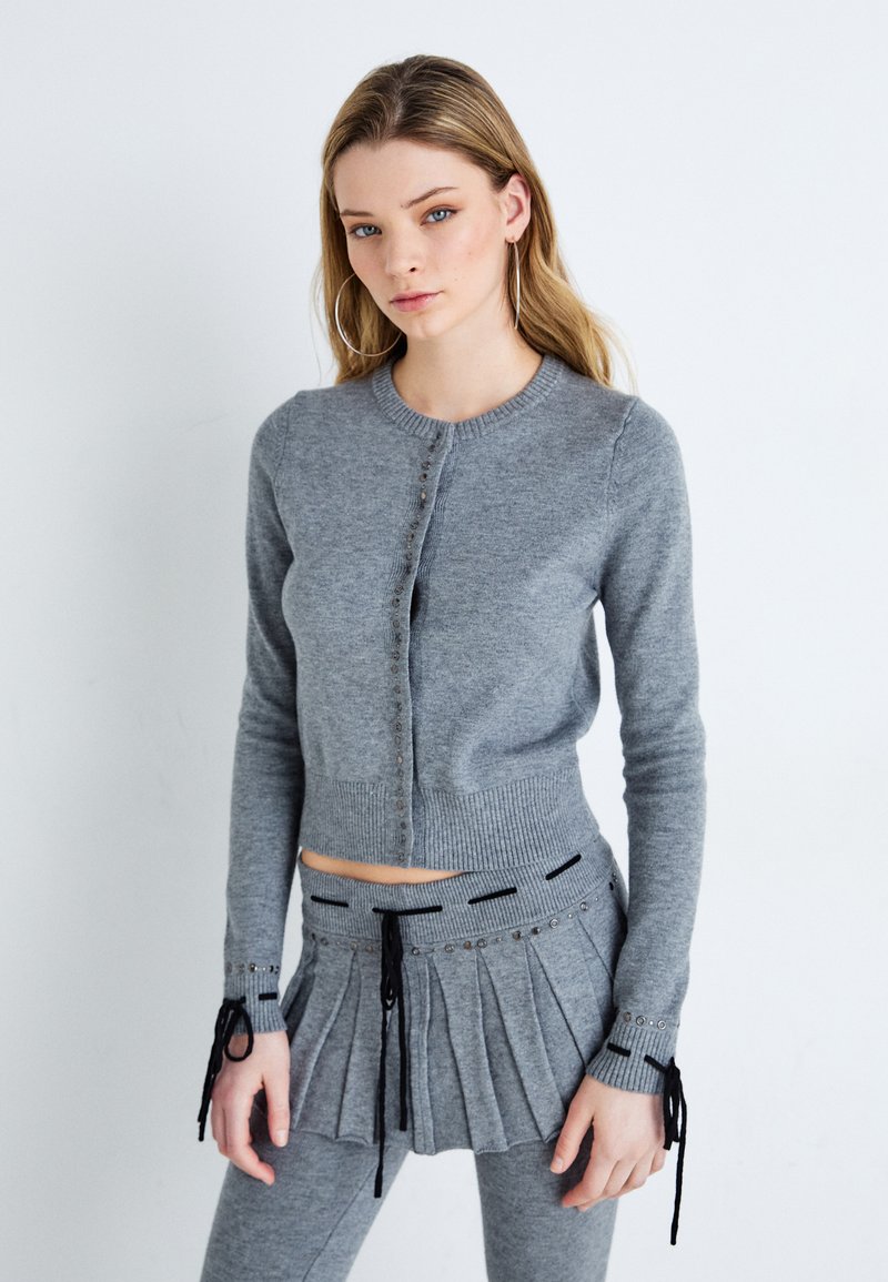 Jaded London SIENNA CARDIGAIN - Cardigan - grey/grå - Zalando.no