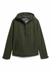 Superdry HOODED - Light jacket - dark moss green/green - Zalando