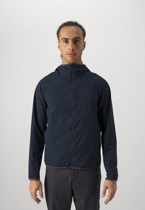 Puma Golf CHANNEL JACKET - Soft shell jacket - black/slate sky/black ...