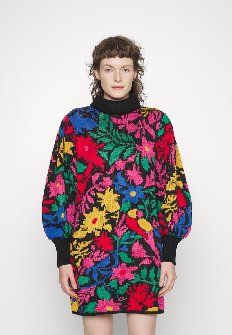 Farm Rio TROPICAL GARDEN - Gebreide jurk - multi-coloured/meerkleurig ...