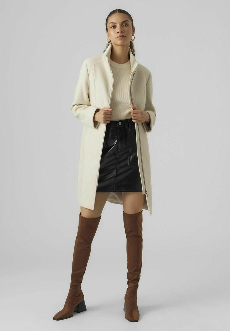 Vero Moda Klassisk kappa / rock - oatmeal/beige - Zalando.se