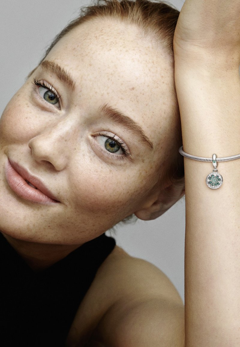 Pandora LUCKY FOUR LEAF CLOVER - Anhänger - sterling silver ...