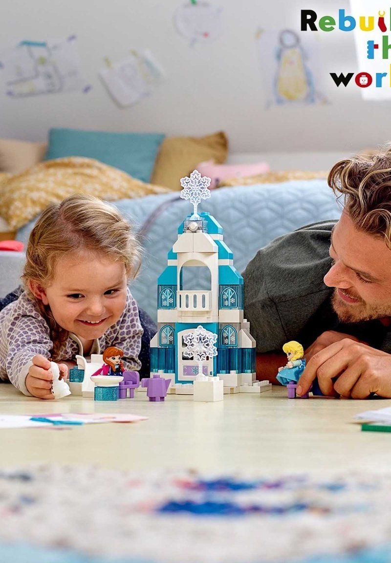 LEGO DUPLO DISNEY PRINCESS FROZEN ICE CASTLE - Mini-Spielzeug ...