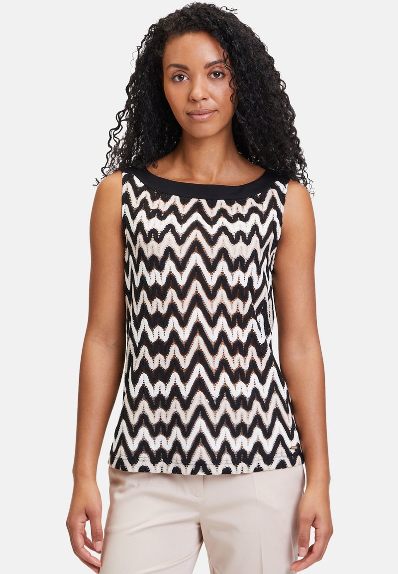Betty & Co OHNE ARM - Top - schwarz weiß/zwart - Zalando.nl