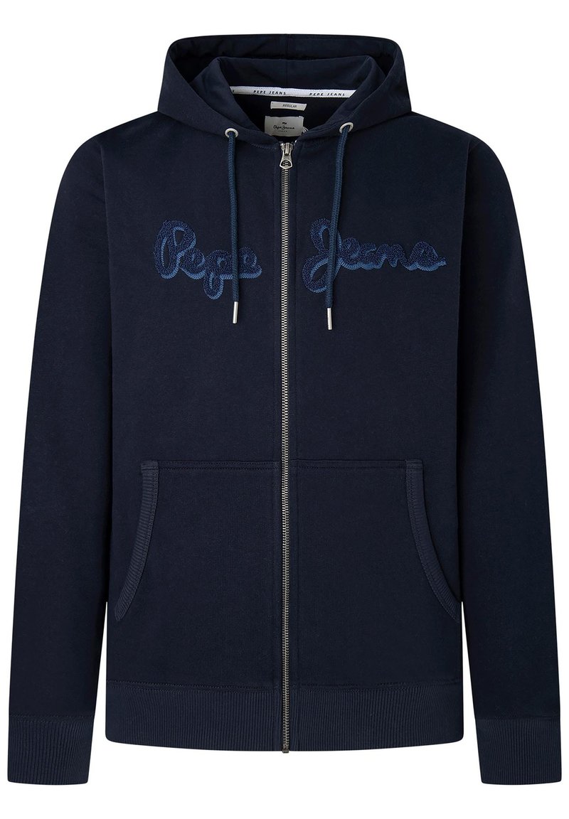 Pepe Jeans RYAN ZIP - Sweat zippé - dunkelblau/bleu marine - ZALANDO.FR