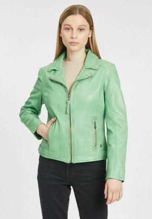 H.I.S SAIMINA - Lederjacke - blue/blau - Zalando.de