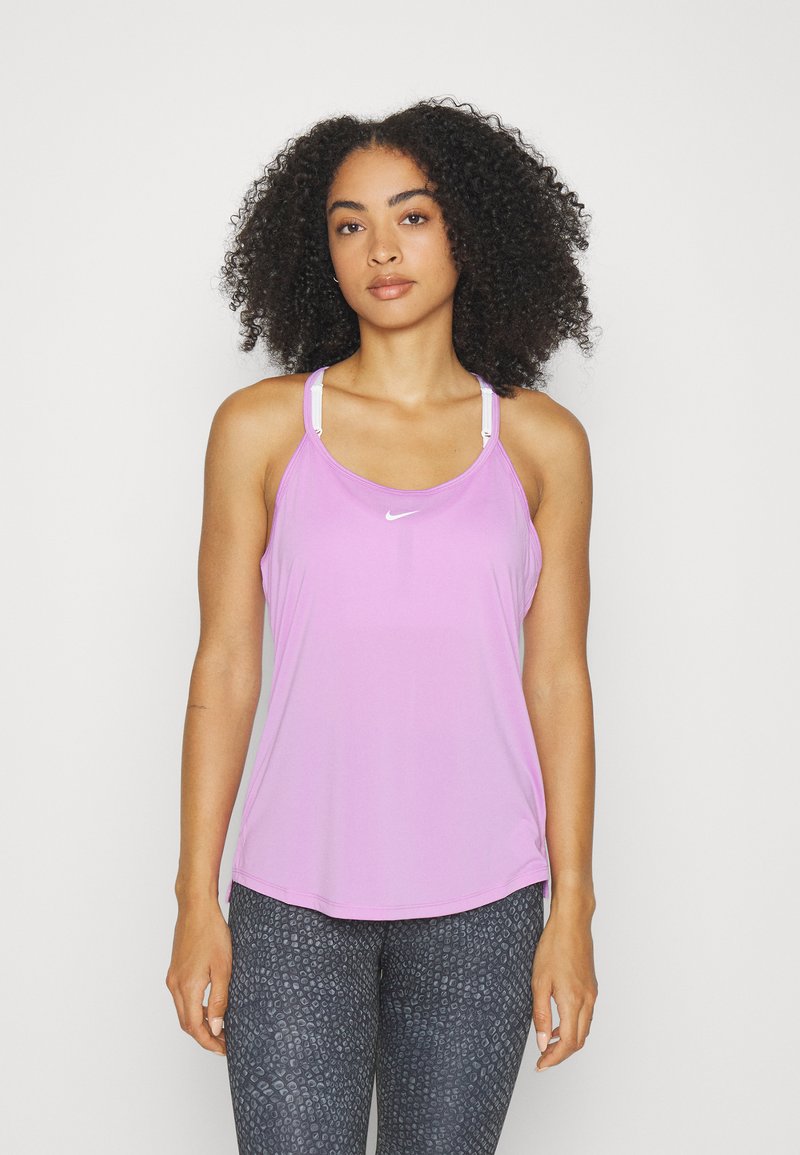 Nike Performance ONE TANK - Top - rush fuchsia/white/pink - Zalando.de