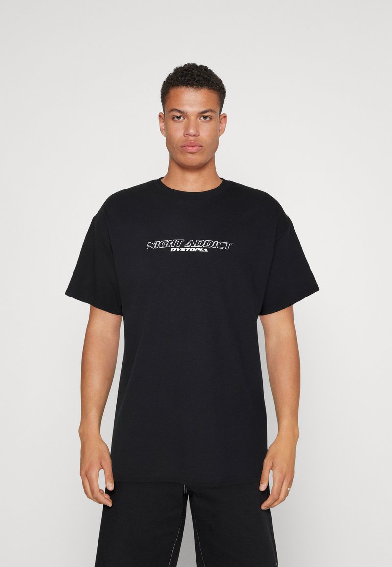 Night Addict T-shirts print - black/sort - Zalando.dk