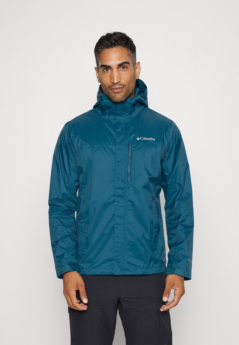 Columbia POURING ADVENTURE II JACKET - Hardshell jacket - night wave ...