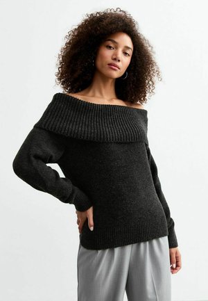 Cache Cache MIT BARDOT-AUSSCHNITT - Jersey de punto - noir/negro ...