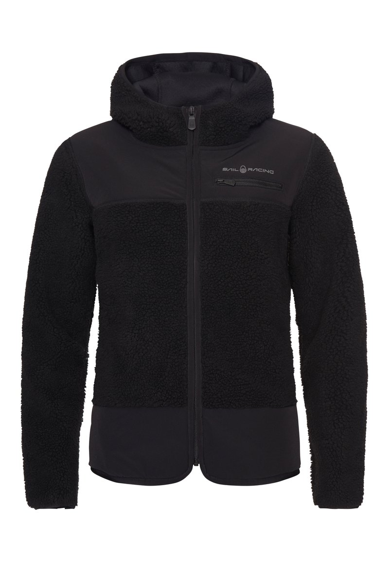 Sail Racing W GALE PILE ZIP HOOD - Fleece jacket - carbon/black ...