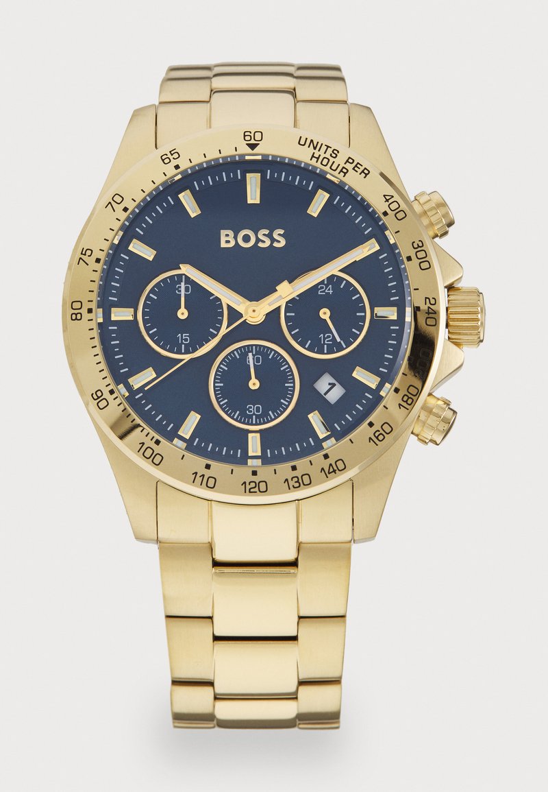 BOSS HERO - Uhr - gold-coloured/blue/goldfarben - Zalando.de