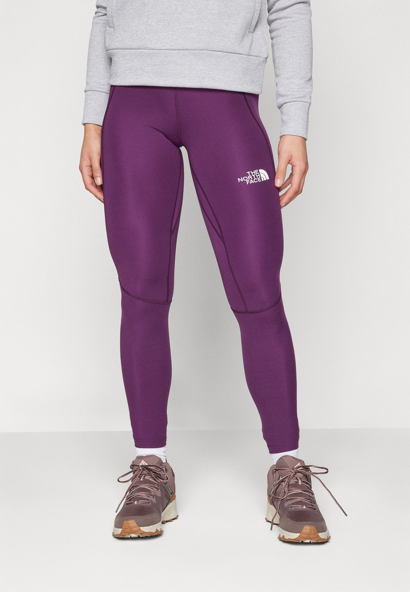 The North Face TRAIL RUN - Tights - black currant purple/flieder ...