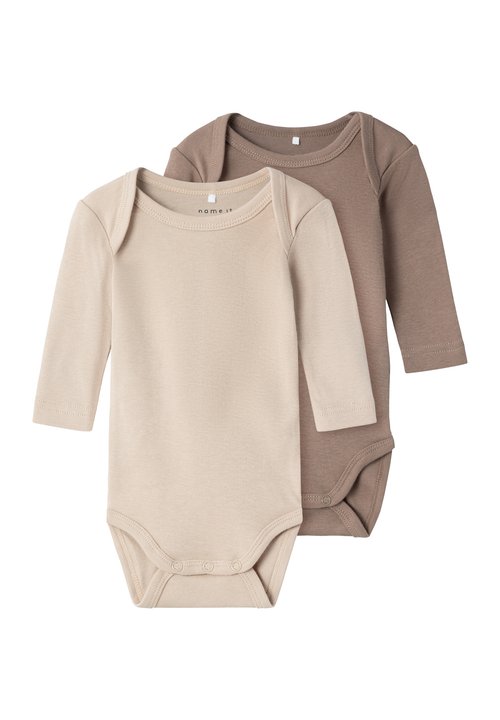 Name it NBNBODY ANIMAL UNISEX 2 PACK - Body - bright white/vit - Zalando.se