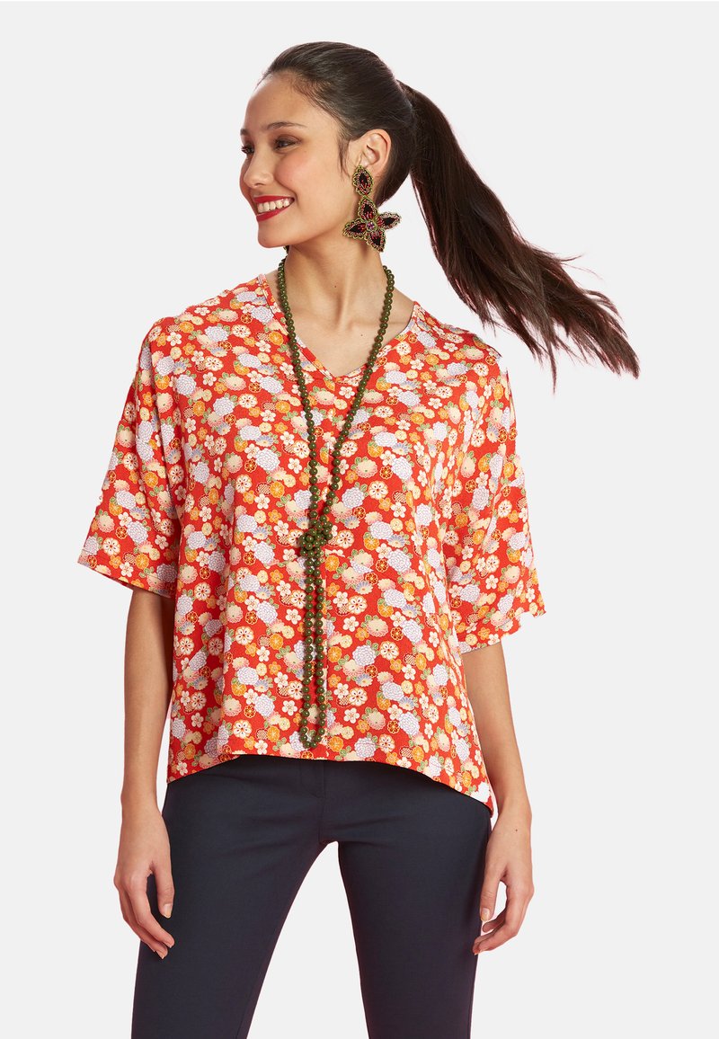 Antoine et Lili LARGE COCO - Blouse - rouge/red - Zalando