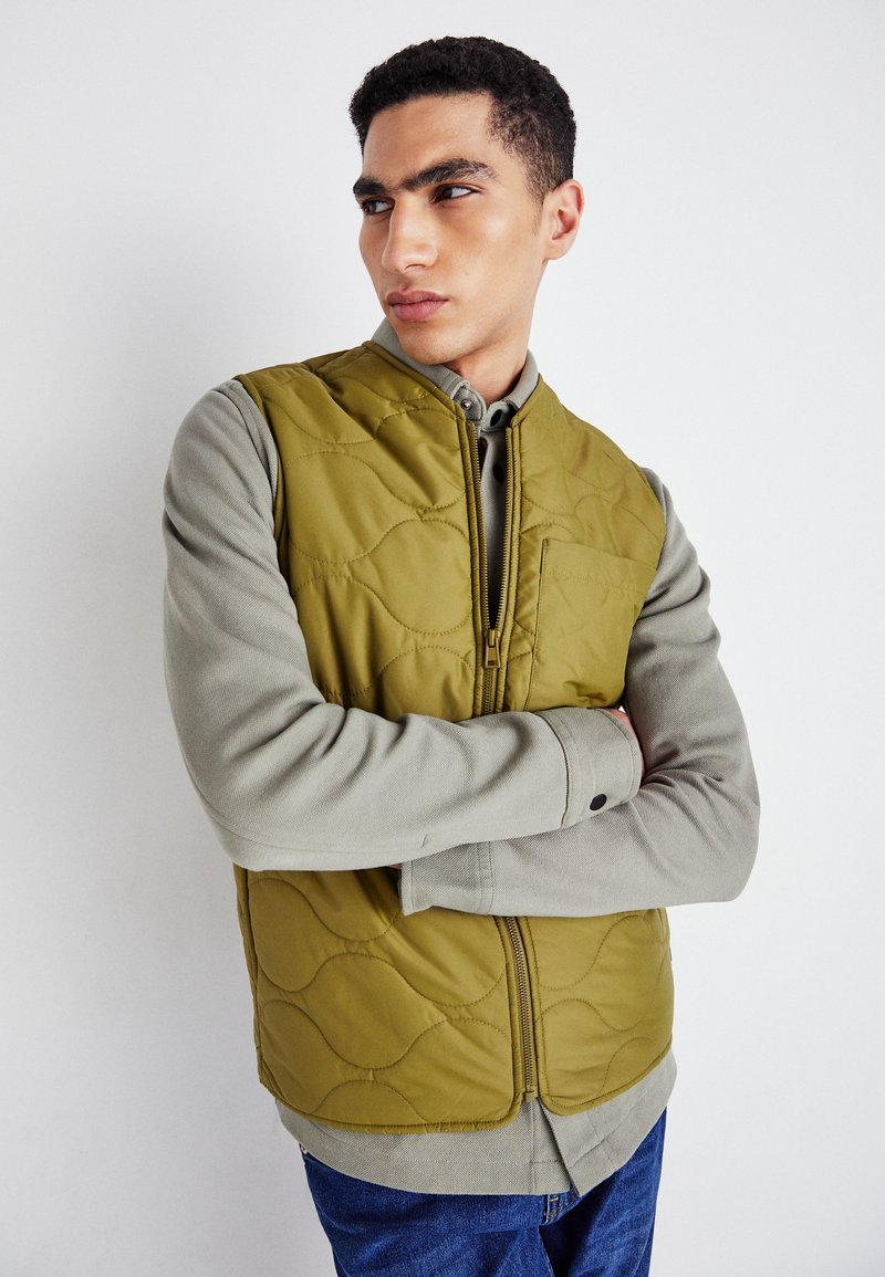 Only & Sons ONSART QUILT LINER VEST - Waistcoat - olive drab/olive ...