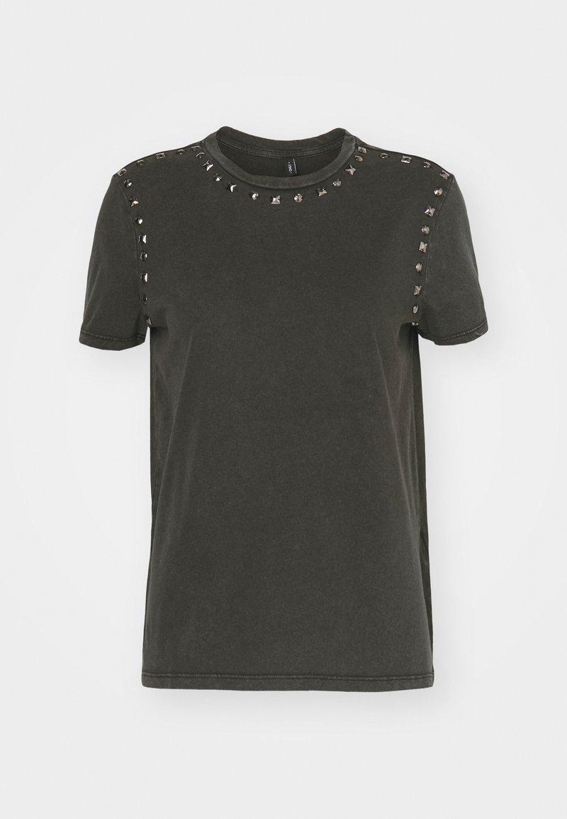 ONLY ONLLUCY LIFE STUDS BOX - Print T-shirt - black - Zalando.ie