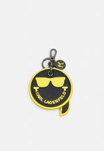 KARL LAGERFELD KEYCHAIN - Porte-clefs - black/yellow/noir - ZALANDO.FR