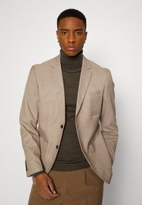 Selected Homme SLHSLIM GABE STRUCTURE - Suit jacket - light brown ...