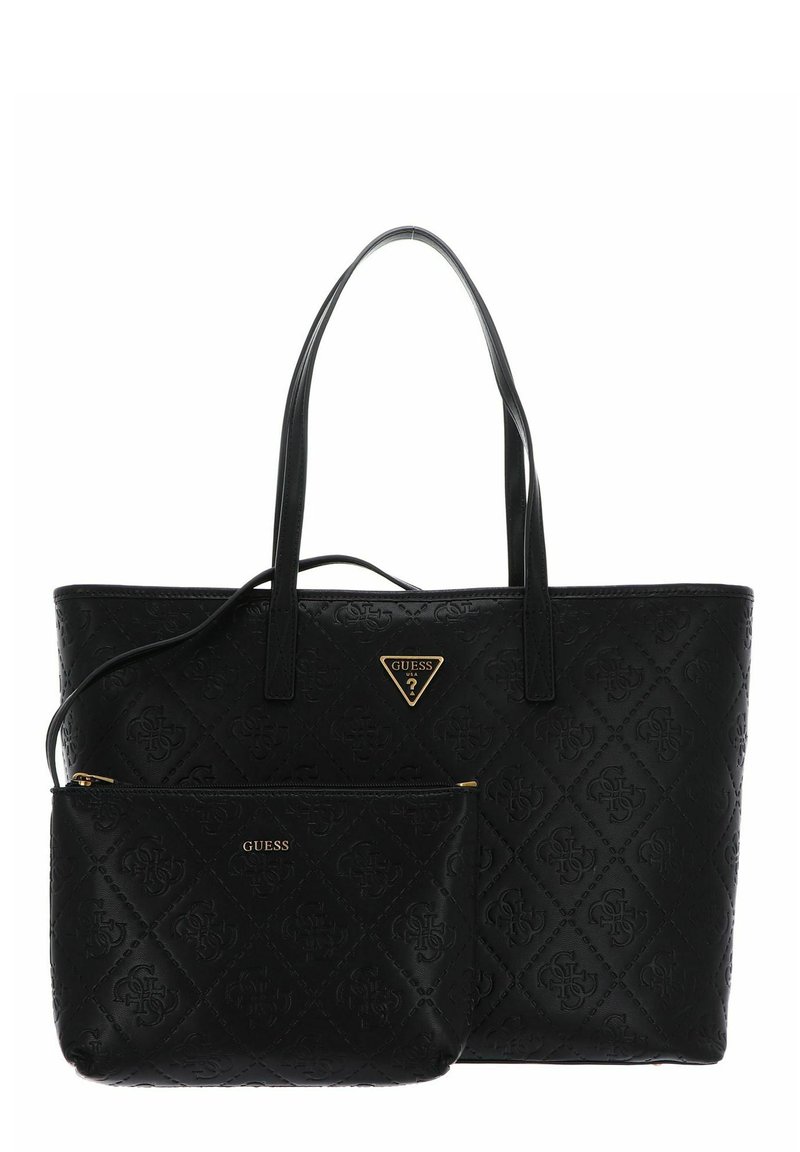 Guess POWER PLAY LARGE TECH - Cabas - black logo/noir - ZALANDO.FR