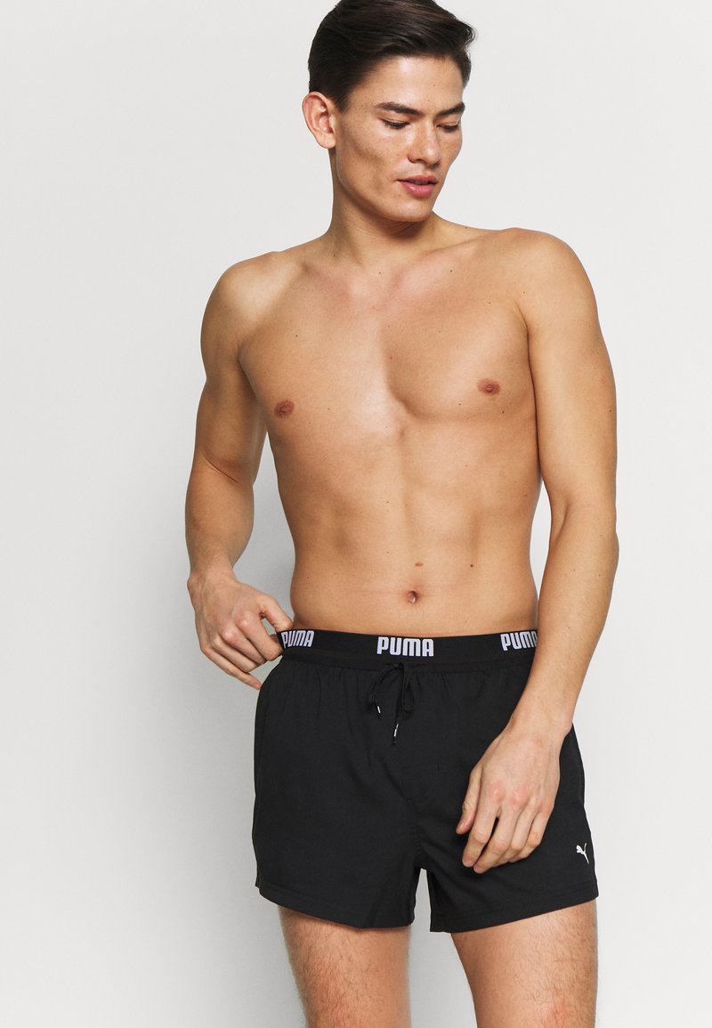 Puma SWIM MEN LOGO LENGTH - Swimming shorts - black - Zalando.ie